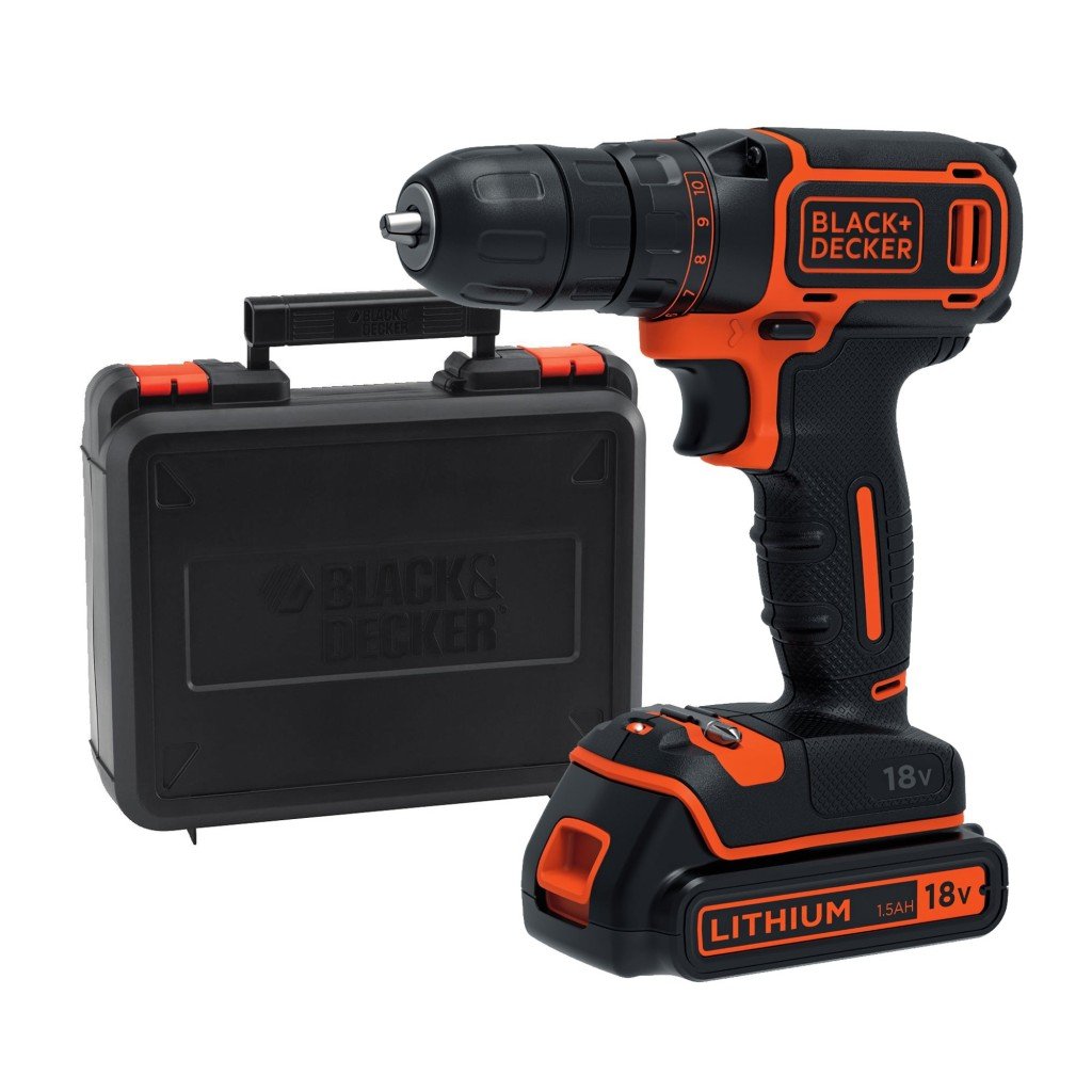 Masina de gaurit si insurubat cu acumulator Black & Decker BDCDC18K-QW ...