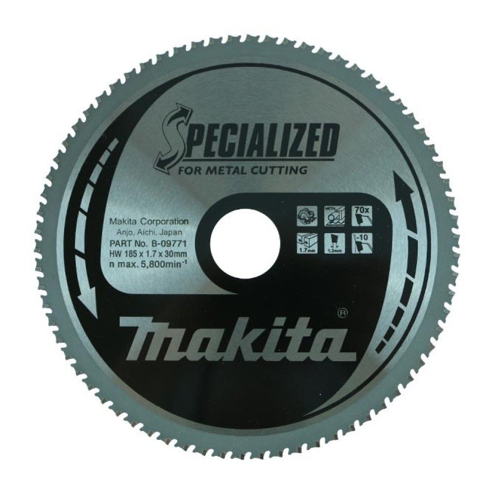 Panza fierastrau circular pentru debitat metal MAKITA 185x30x70 - Panze ...